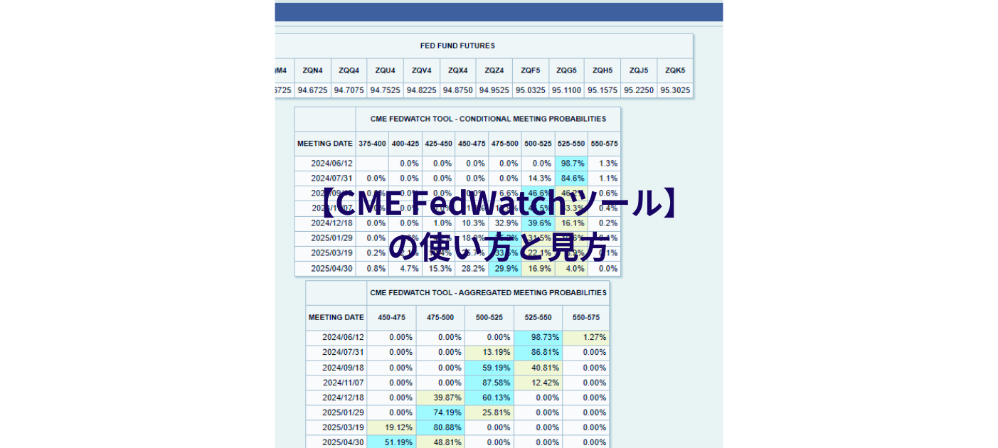 【CME FedWatchツール】の使い方と見方｜経済ニュースをわかりやすく要約